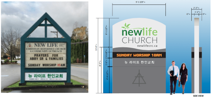 NEW CHURCH SIGN - New Life Church