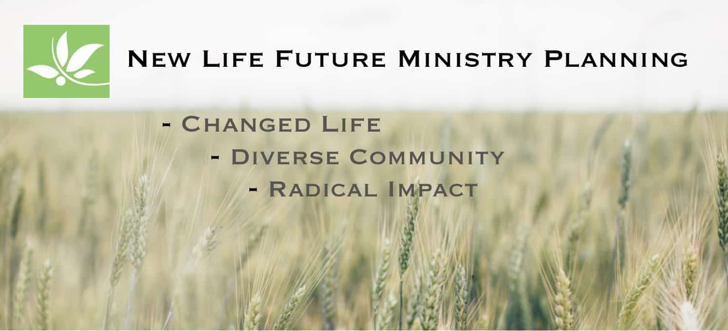 FUTURE MINISTRY PLAN UPDATE - New Life Church
