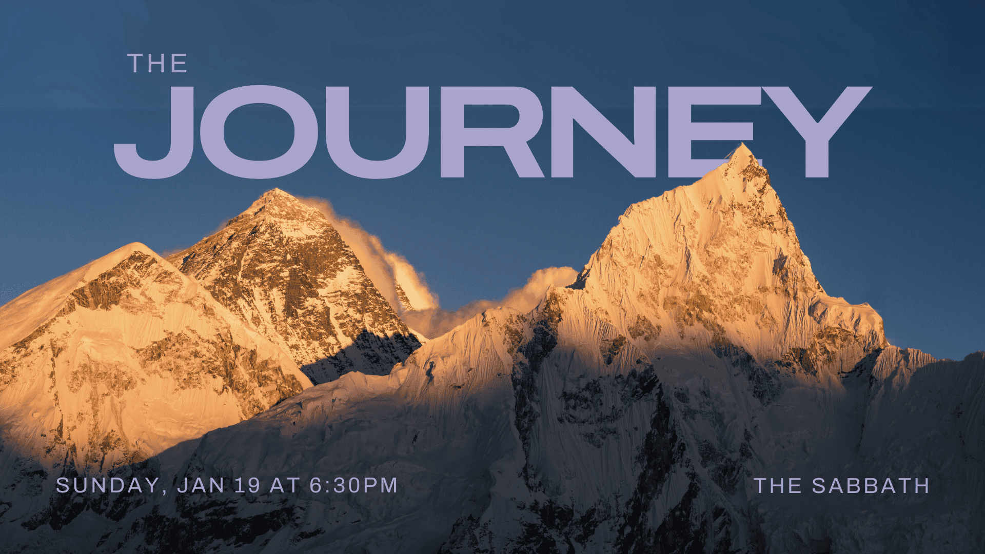 The Journey - Jan 19 - New Life Church
